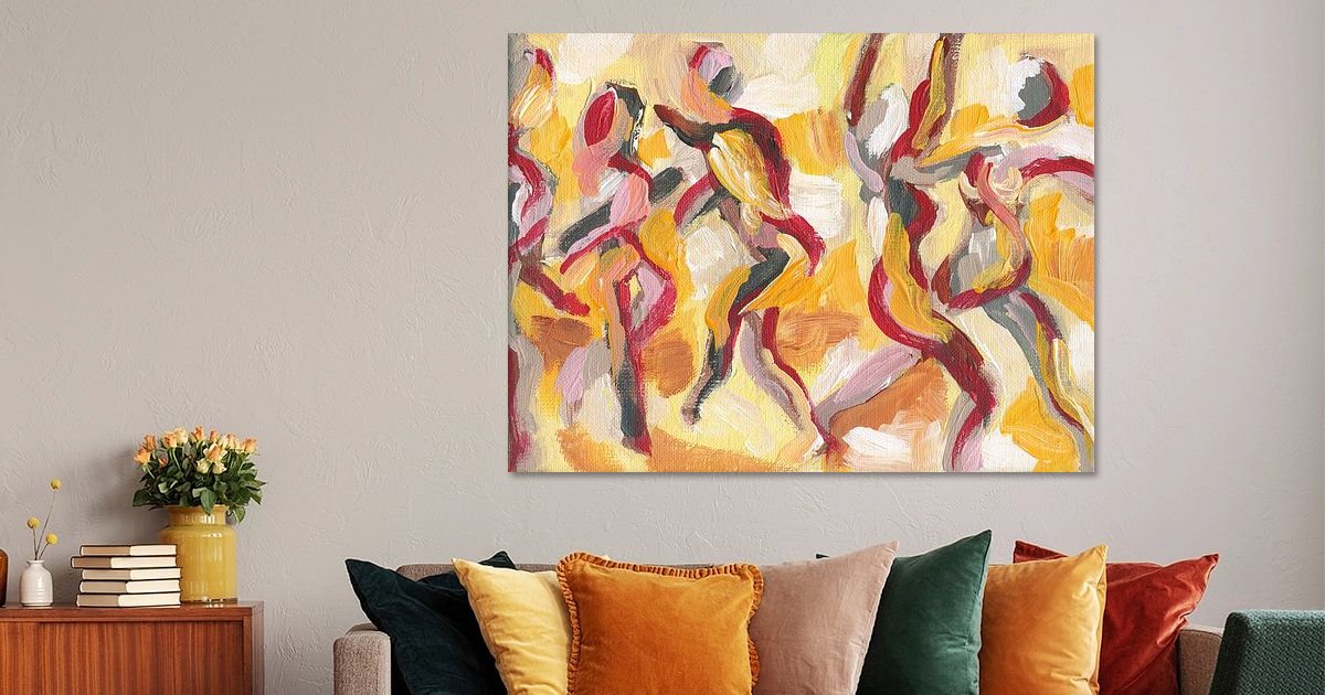 Sun dancers van ART Eva Maria op canvas, behang en meer